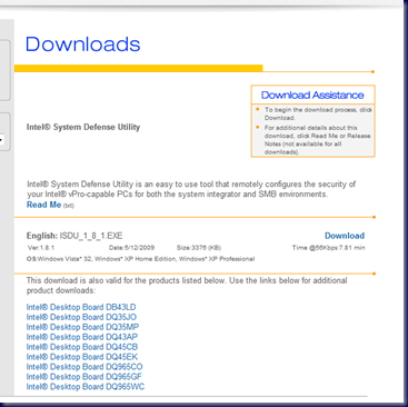 MPECS Inc. Blog: Intel vPro System Defense Utility Now Available